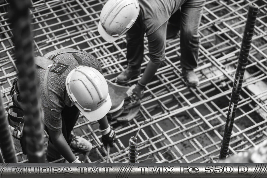 Best TMT Steel Bars - FE 500 & FE 500D - Mudra Steel